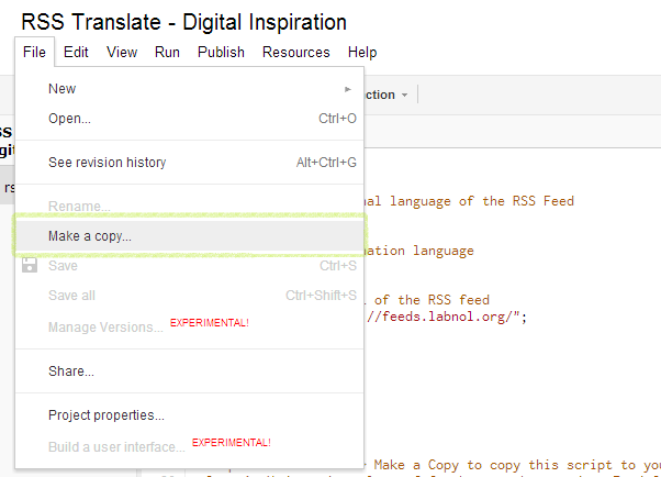 Como traducir tus feeds RSS con Google Scripts – Ceci de Viaje