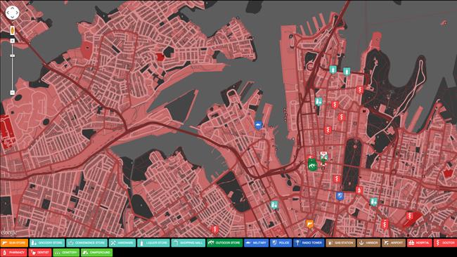Mapa Zombi interactivo que utiliza la tecnología de Google Maps – Ceci ...